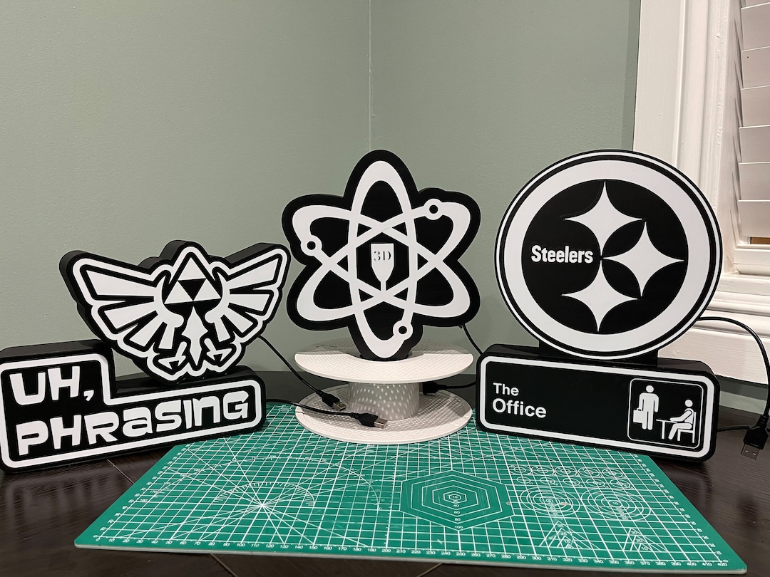 LED Light Box Custom 3D Printed - Etsy