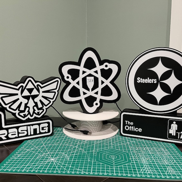 3d Printed Light up Box - Etsy