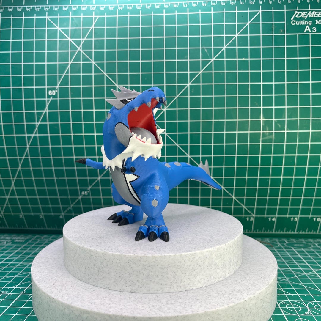 Tyrantrum Pokemon Figure 3D Printed Regular and Shiny Collectible ...