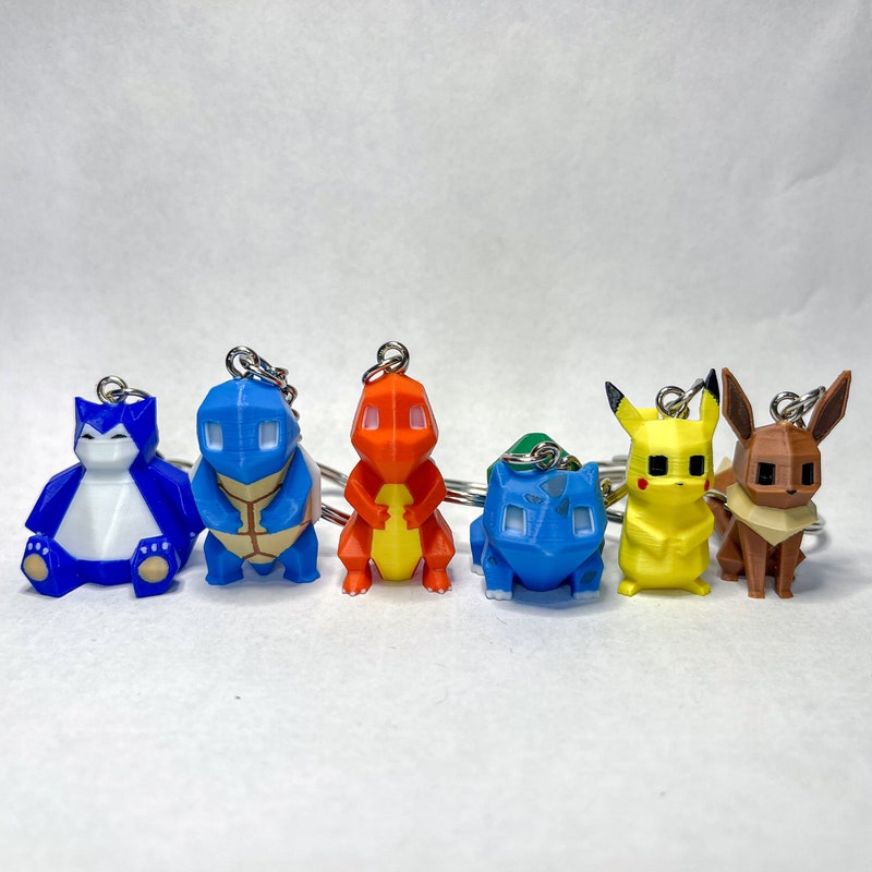 Pokémons Keychain - Etsy