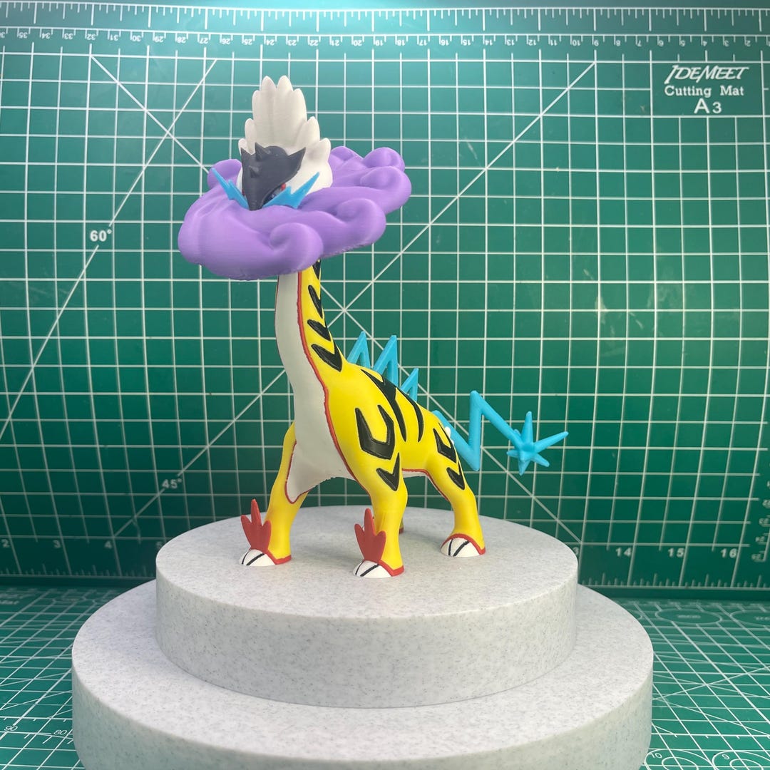 Raging Bolt Pokemon Figure 3D Printed Regular or Shiny Collectable ...