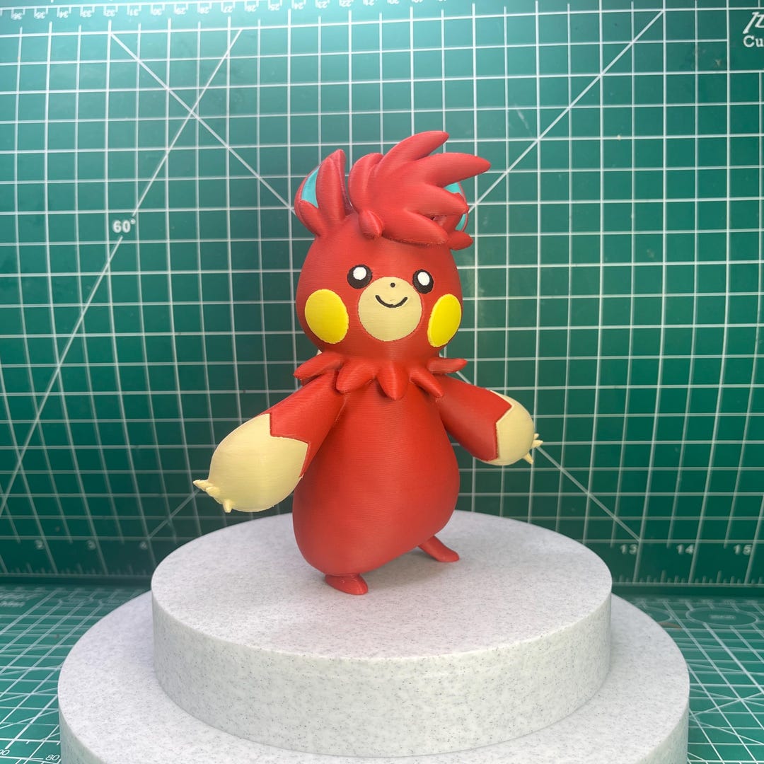 Pawmot Pokemon Figure 3D Printed Regular and Shiny Collectible ...