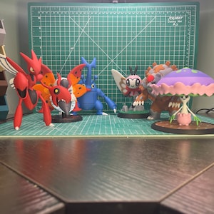 Custom Pokemon Figure 3D Printed Regular and Shiny Collectible ...