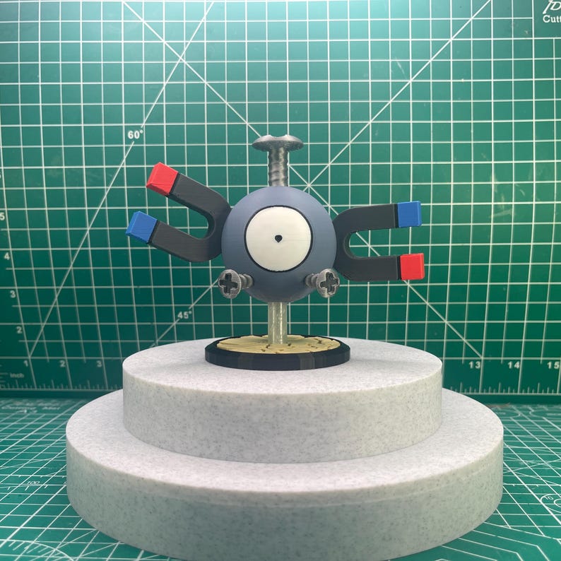 Magnemite Pokemon Figure 3D Printed Regular and Shiny Collectible ...