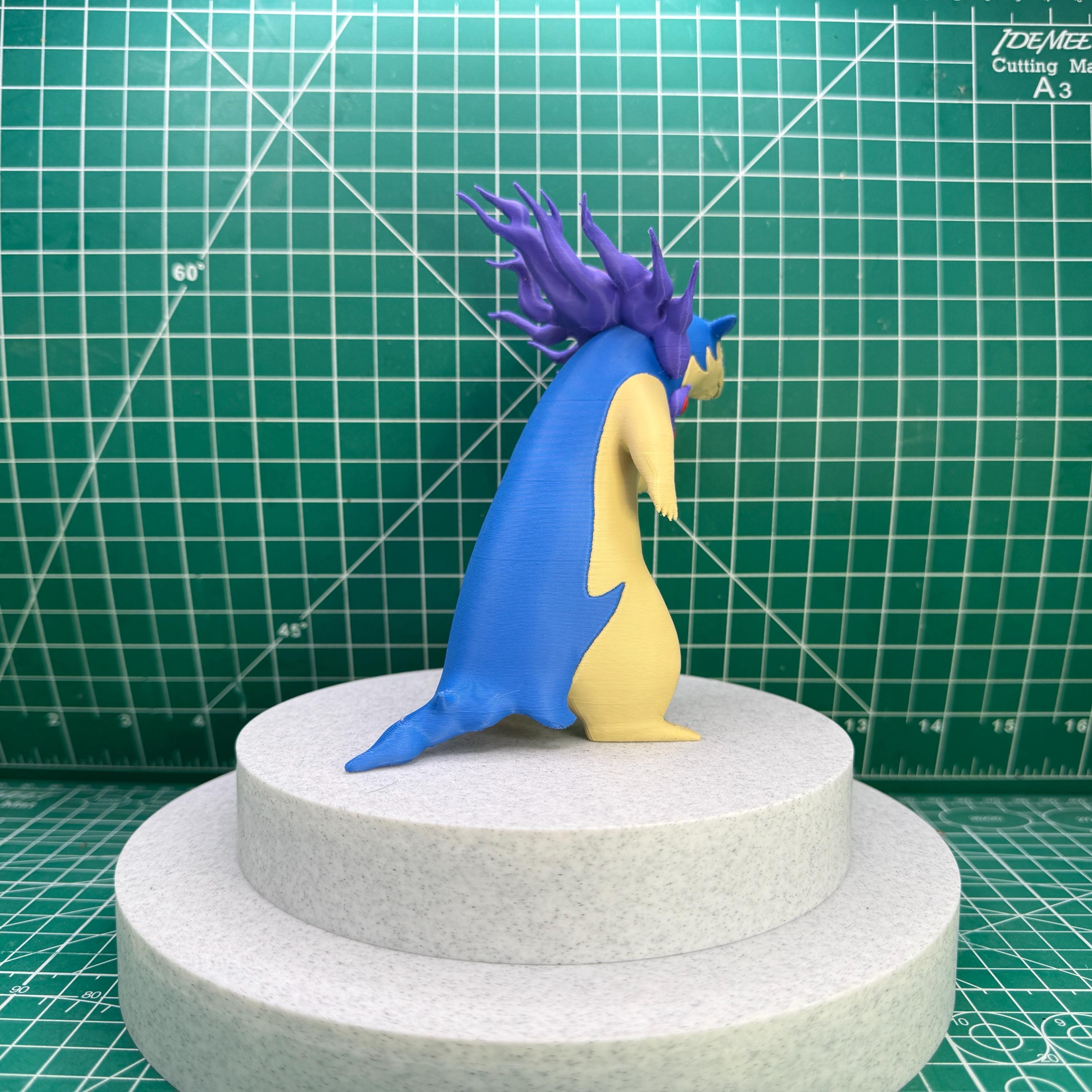 Hisuian Typhlosion Pokemon Figure 3D Printed Regular and Shiny ...