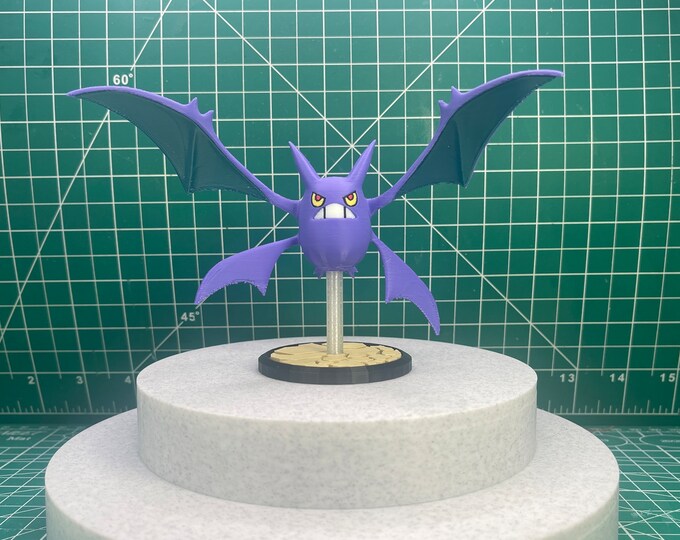 Crobat Pokemon Figure 3D Printed Regular and Shiny Collectible ...