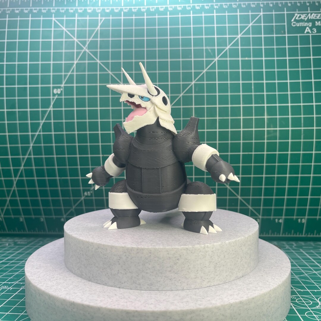 Aggron Pokemon Figure 3D Printed Regular and Shiny Collectible ...
