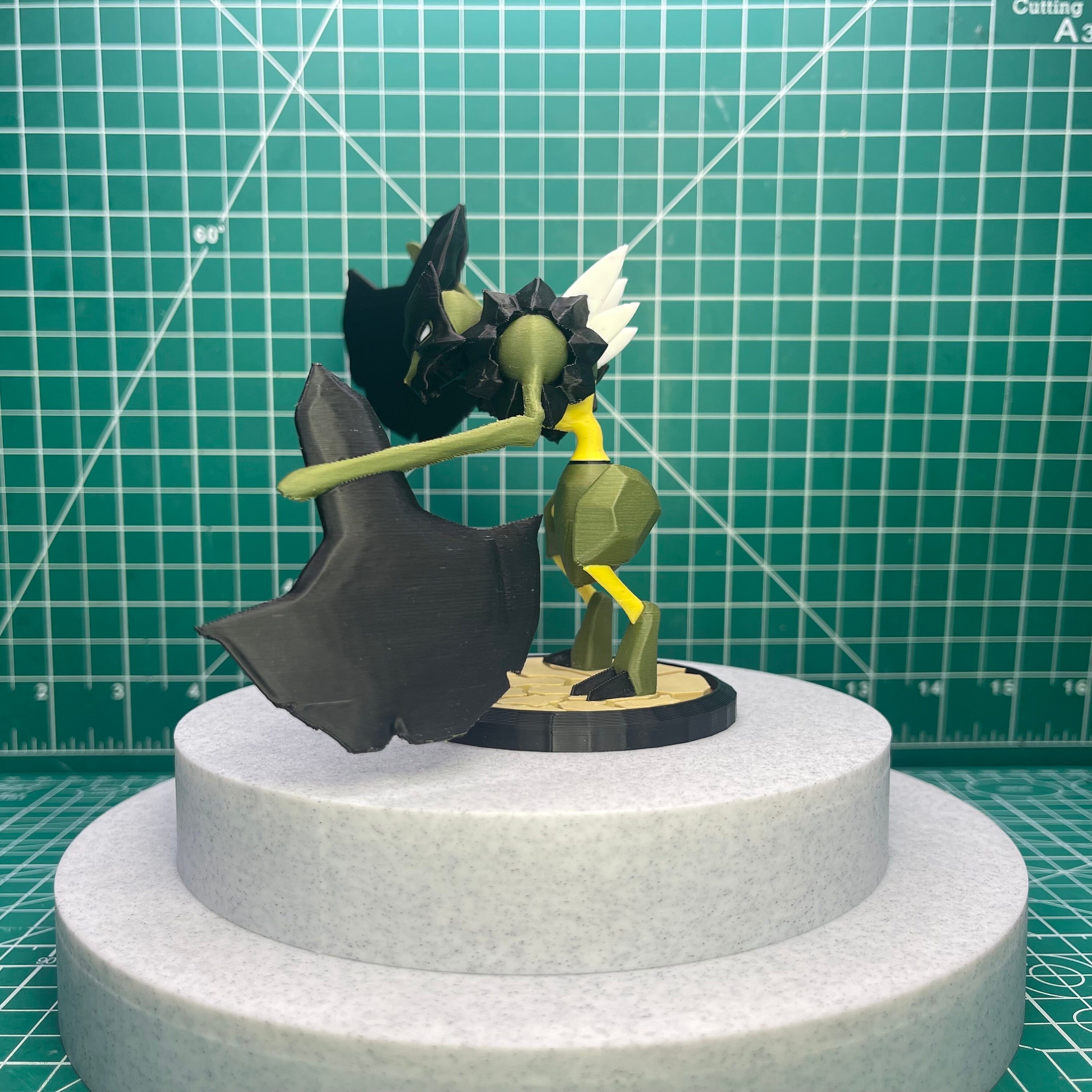 Kleavor Pokemon Figure 3D Printed Regular and Shiny Collectible ...