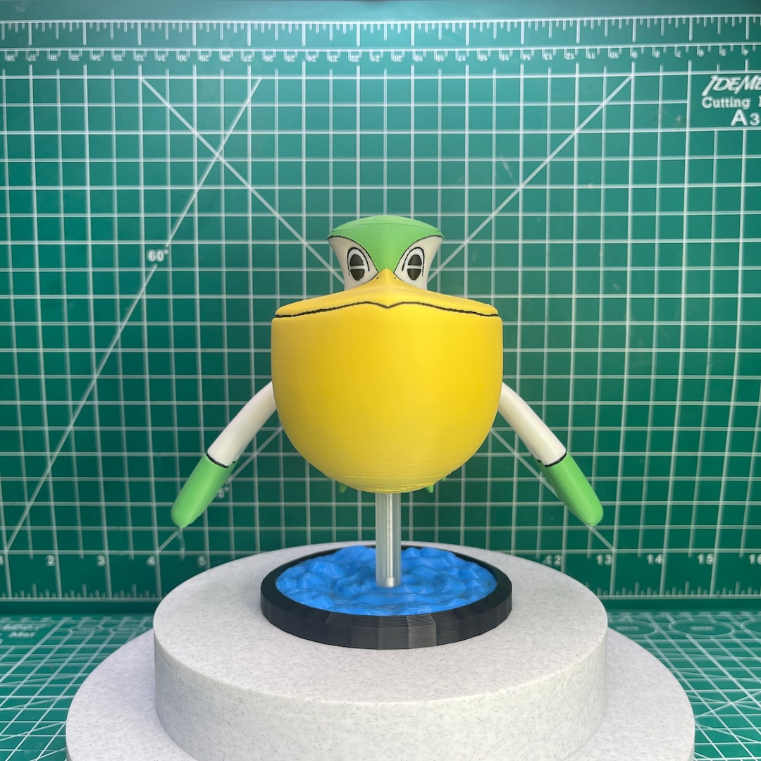 Pelipper Pokemon Figure 3D Printed Regular and Shiny Collectible ...