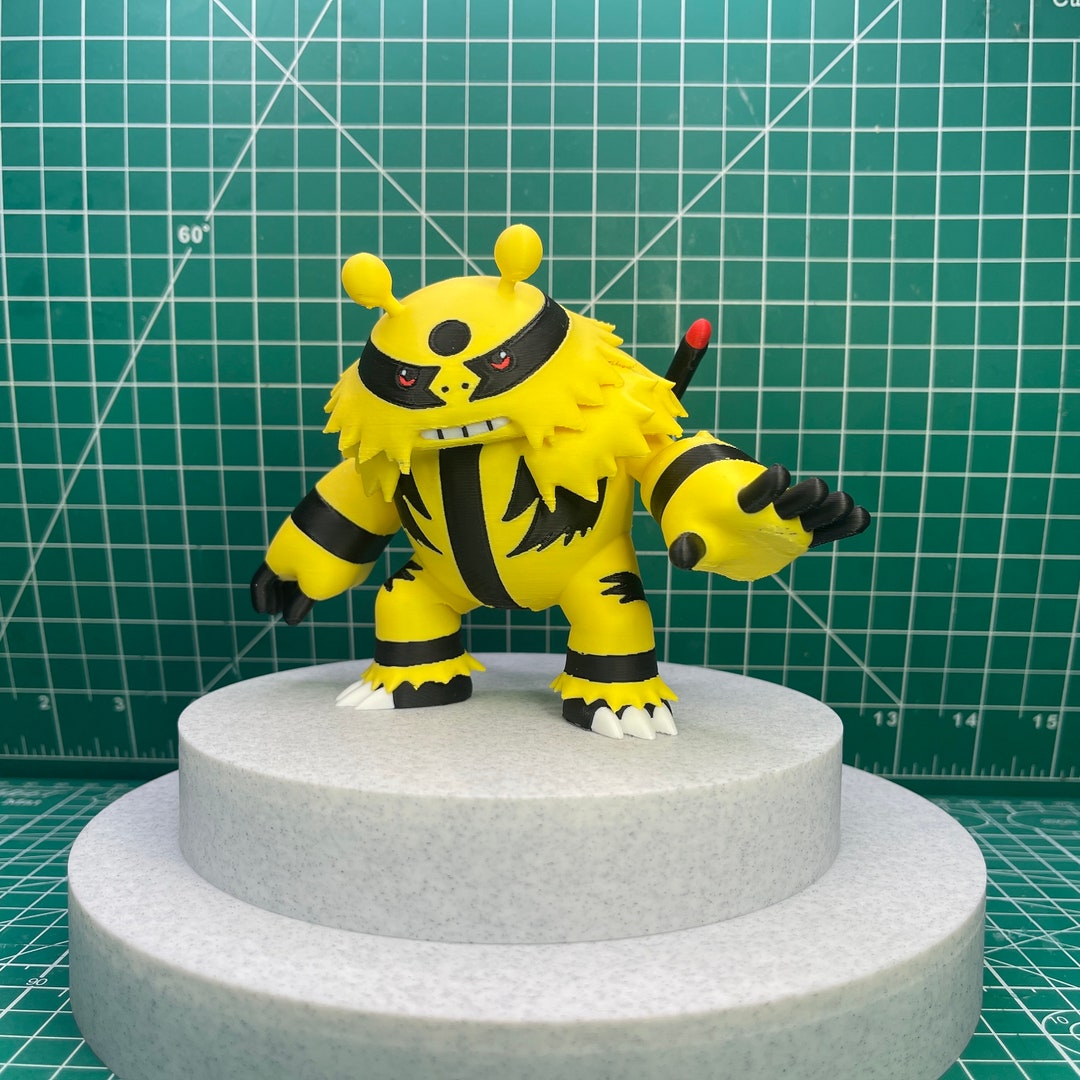 Electivire Pokemon Figure 3D Printed Regular and Shiny Collectible ...