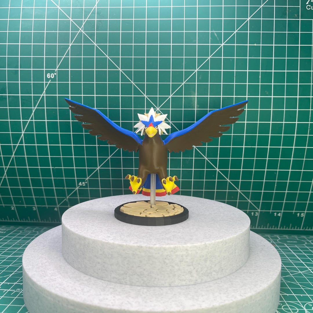 Braviary Pokemon Figure 3D Printed Regular and Shiny Collectible ...