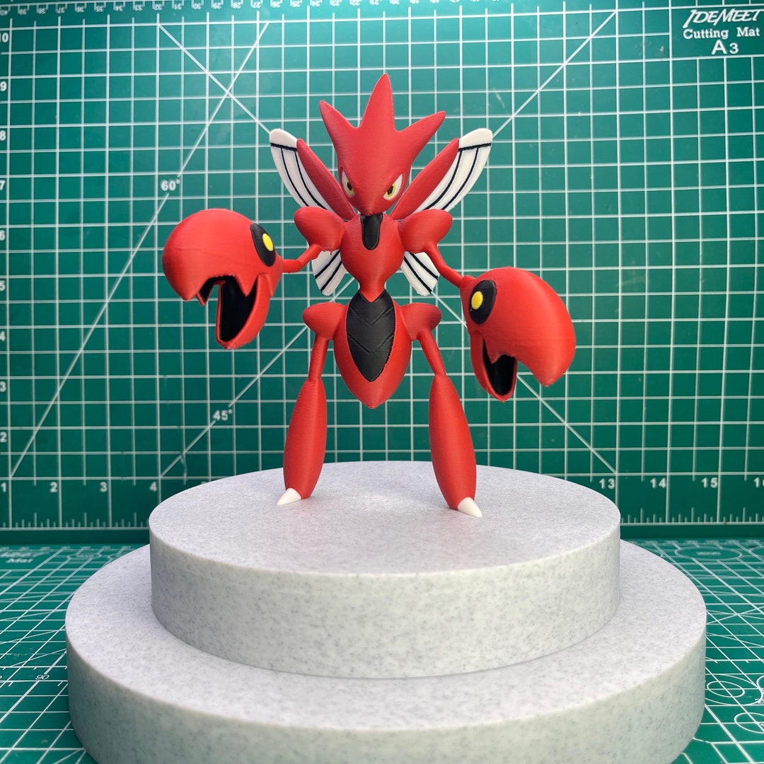 Scizor Pokemon Figure 3D Printed Regular and Shiny Collectible ...