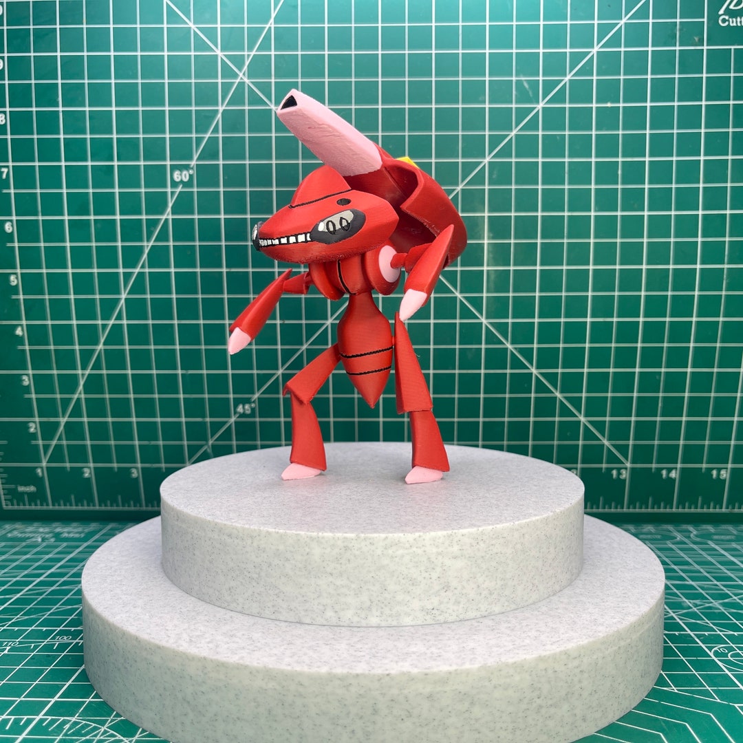 Genesect Pokemon Figure 3D Printed Regular and Shiny Collectible ...