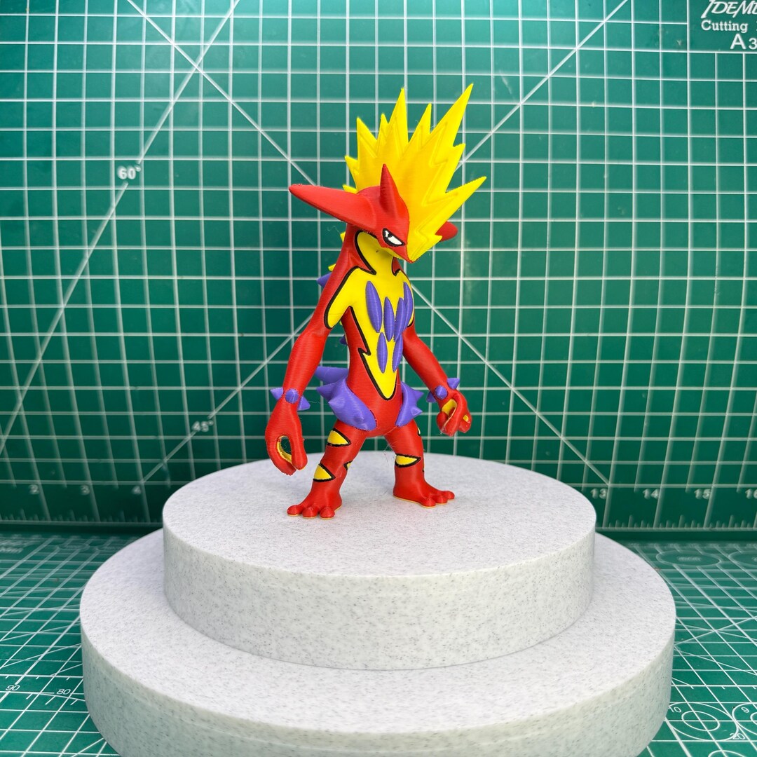 Toxtricity Pokemon Figure 3D Printed Regular and Shiny Collectible ...