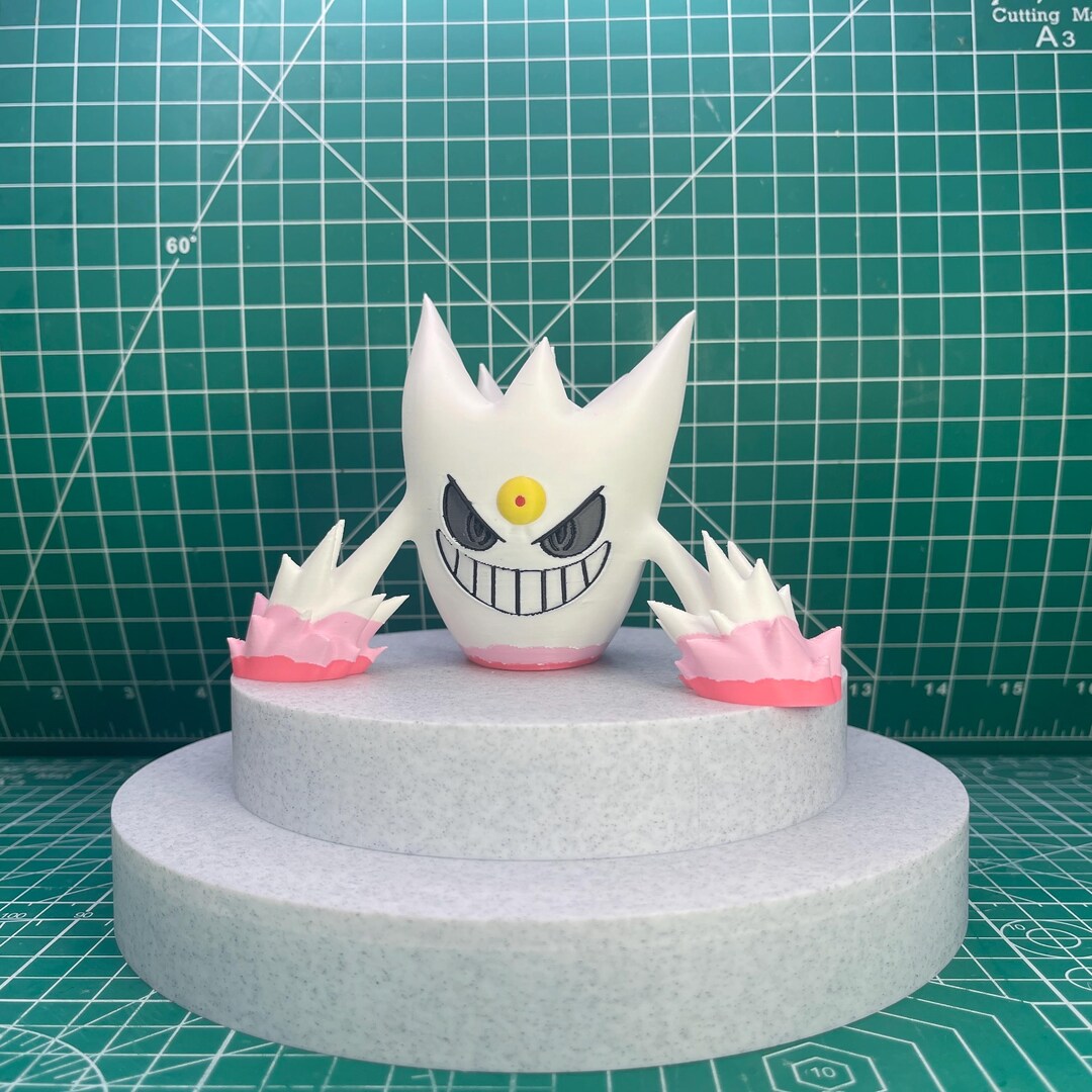 Mega Gengar Pokemon Figure 3D Printed Regular and Shiny Collectible ...