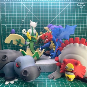 Custom Pokemon Figure 3D Printed Regular and Shiny Collectible ...