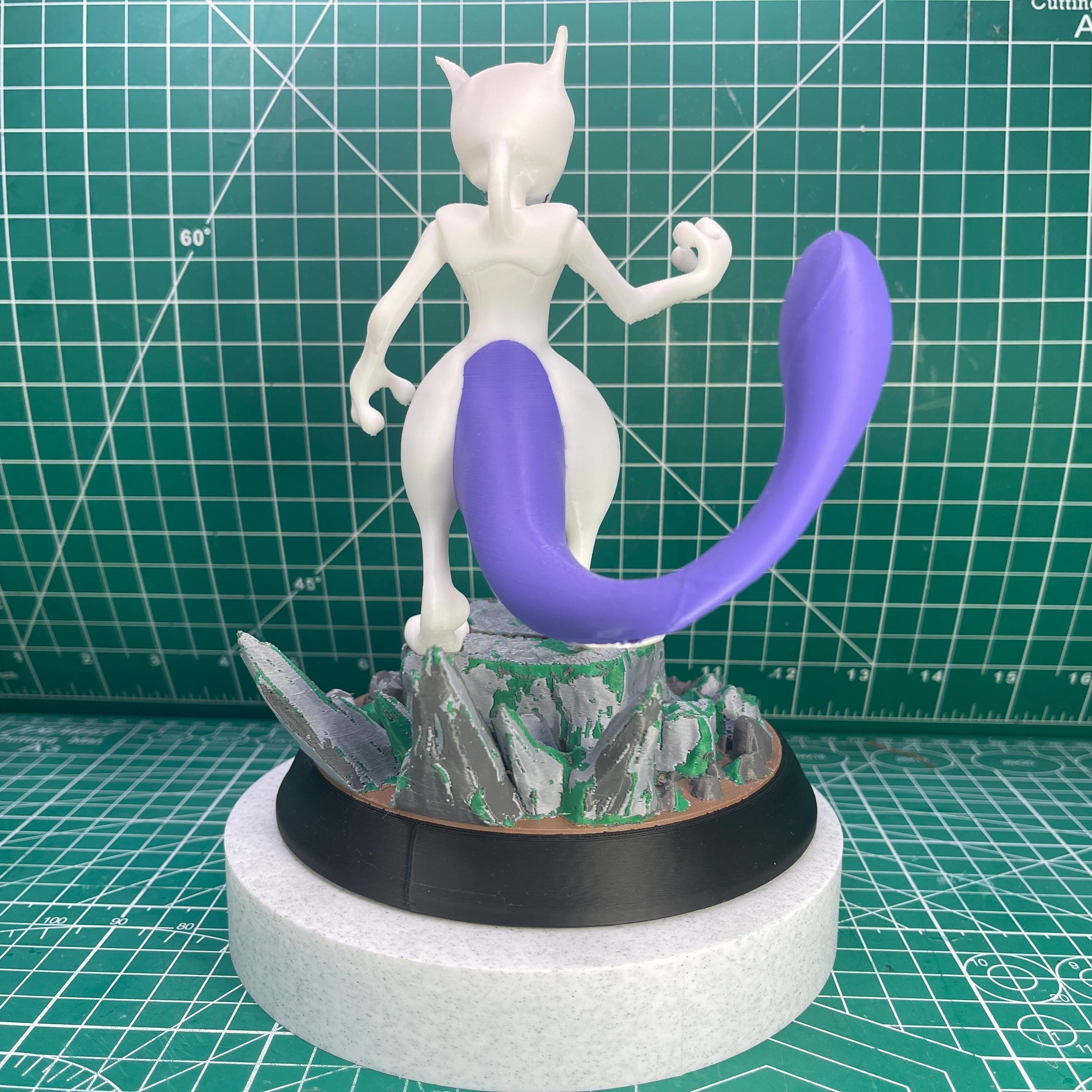 Mewtwo Pokemon Figure 3D Printed Collectible | Pokemon Gift - Etsy UK