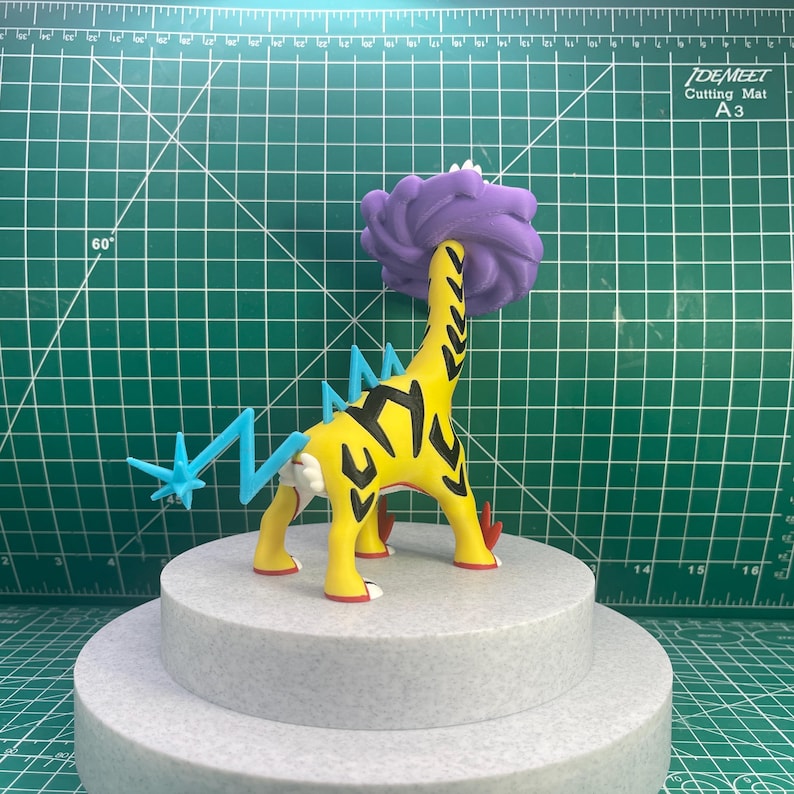 Raging Bolt Pokemon Figure 3D Printed Regular or Shiny Collectable ...
