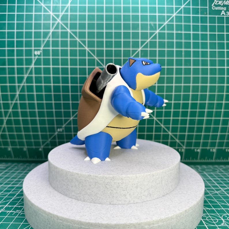 Blastoise Pokemon Figure 3D Printed Regular and Shiny Collectible ...