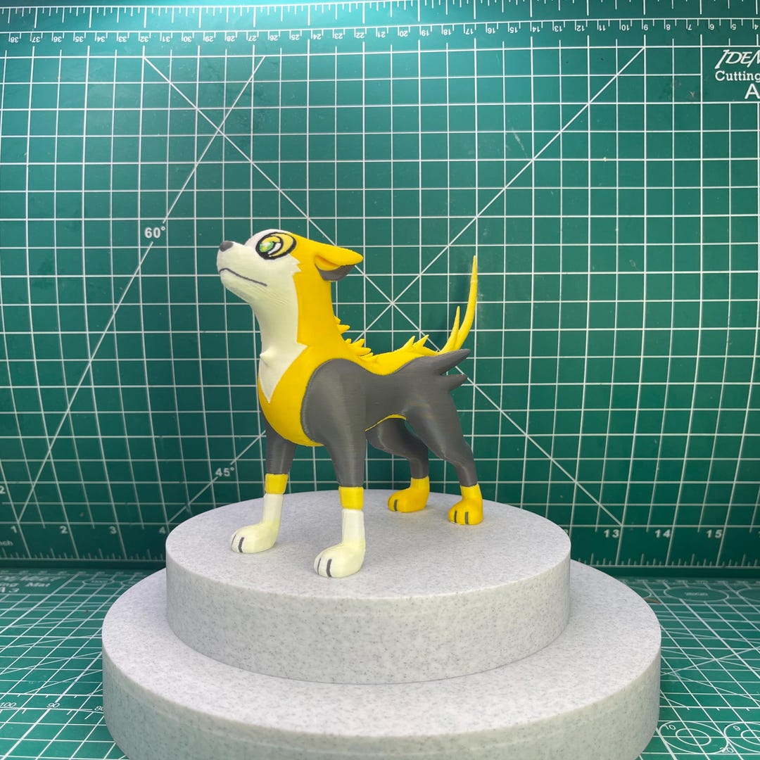 Boltund Pokemon Figure 3D Printed Regular and Shiny Collectible ...