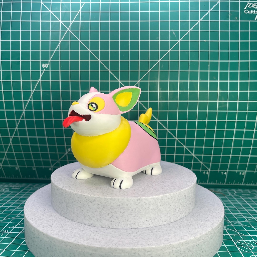 Yamper Pokemon Figure 3D Printed Regular and Shiny Collectible ...