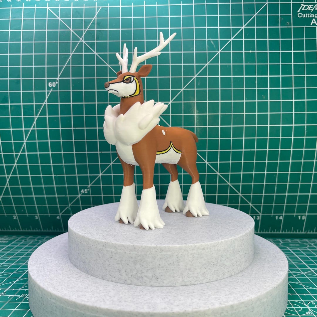 Sawsbuck Pokemon Figure 3D Printed Regular and Shiny Collectible ...