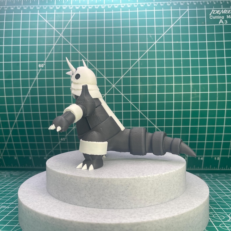 Aggron Pokemon Figure 3D Printed Regular and Shiny Collectible Pokemon ...