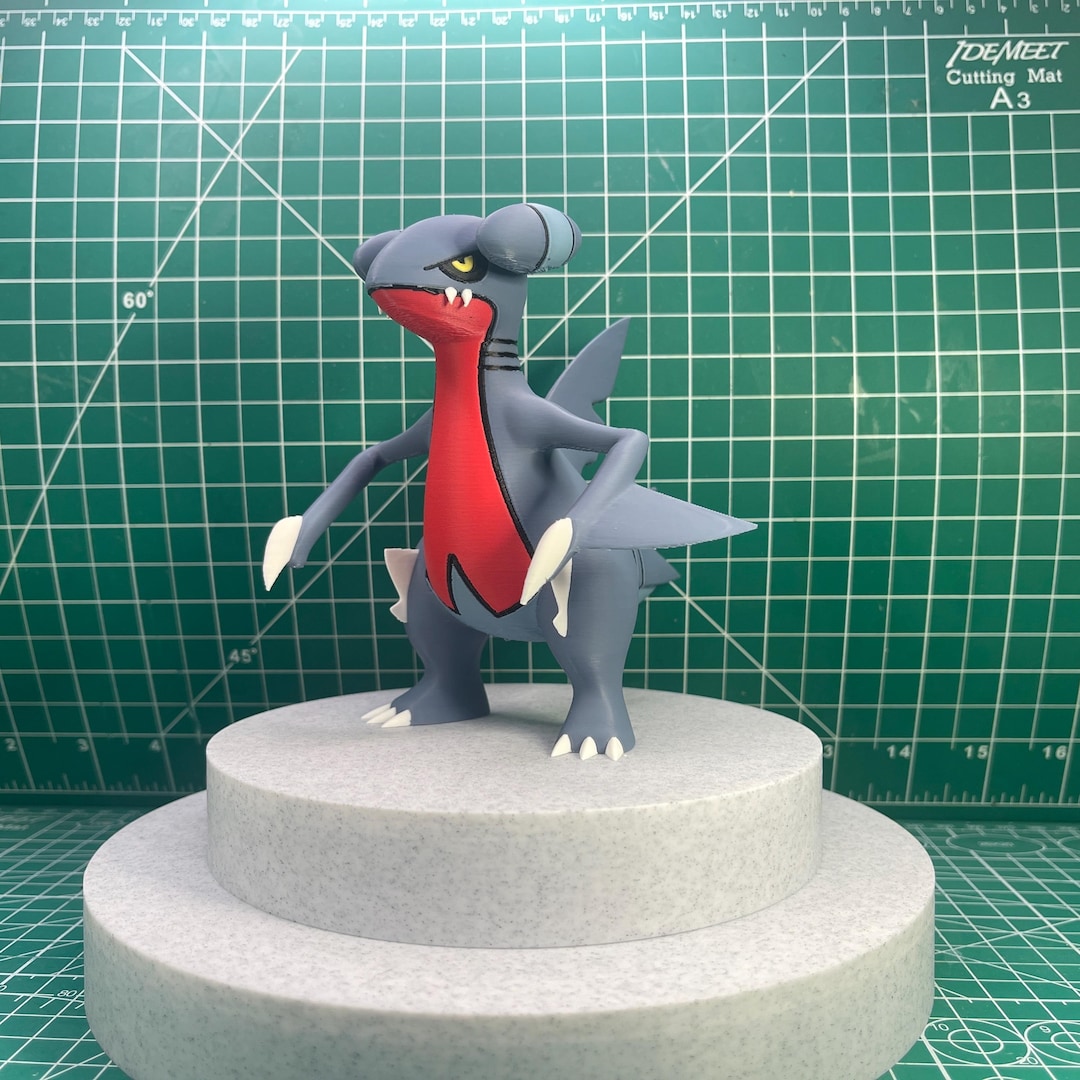 Gabite Pokemon Figure 3D Printed Regular and Shiny Collectible ...