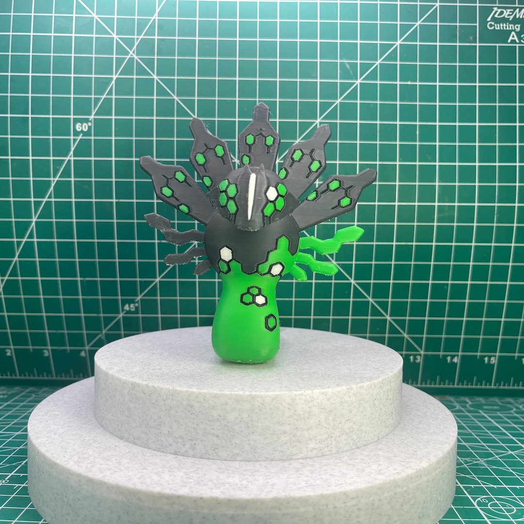 Zygarde Pokemon Figure 3D Printed Regular and Shiny Collectible ...