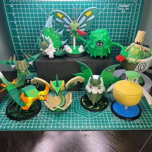 Custom Pokemon Figure 3D Printed Regular and Shiny Collectible ...