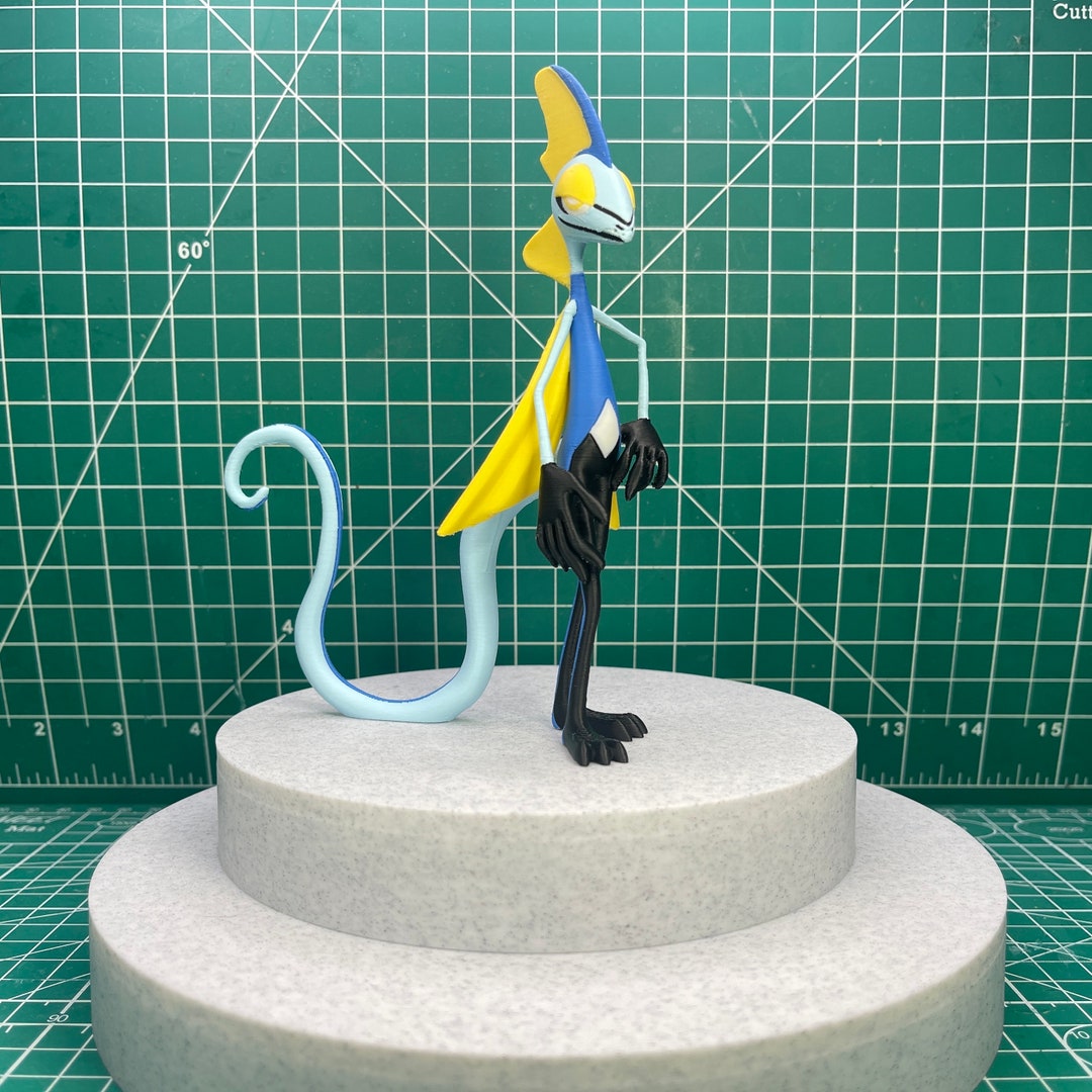 Inteleon Pokemon Figure 3D Printed Regular and Shiny Collectible ...