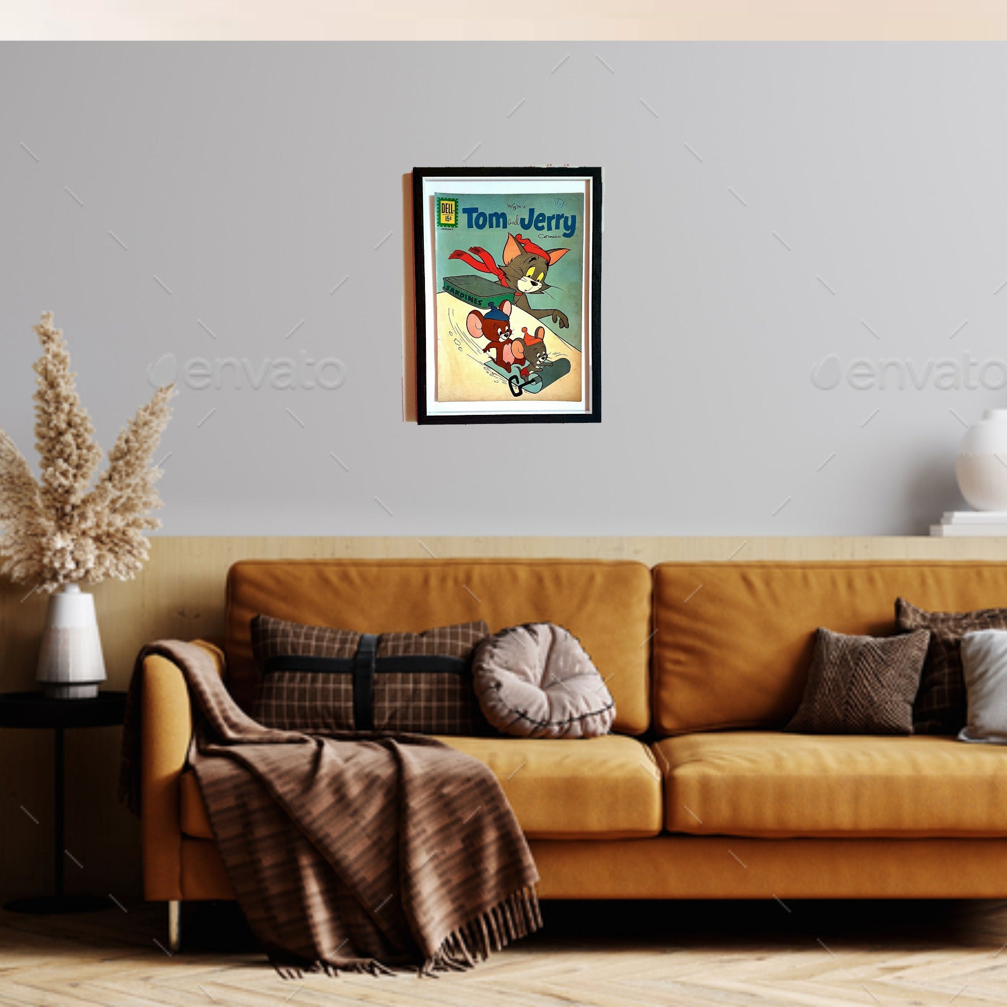Original Vintage Tom and Jerry Prints 1961, Retro, Vintage Art, Gallery ...