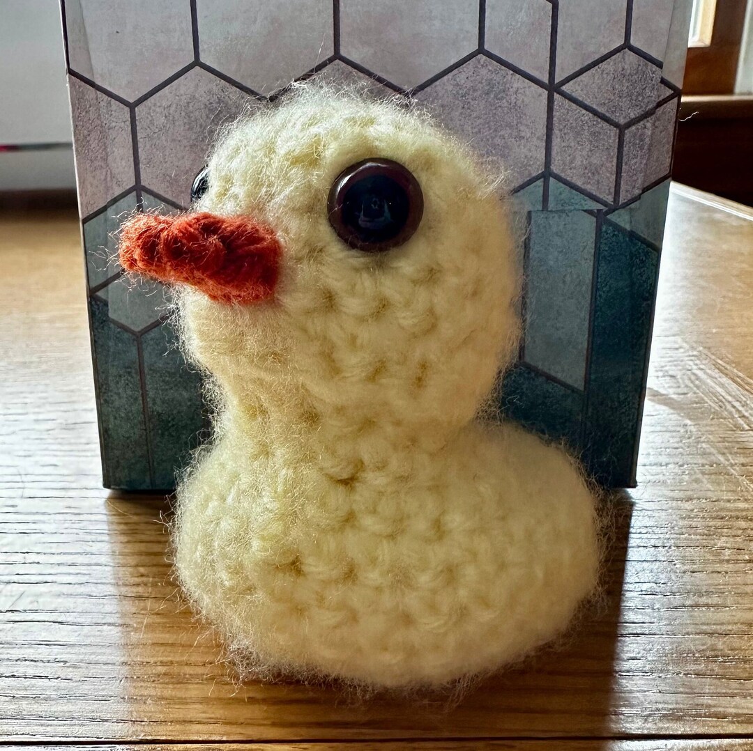Good Luck Crochet Pocket Duck - Etsy