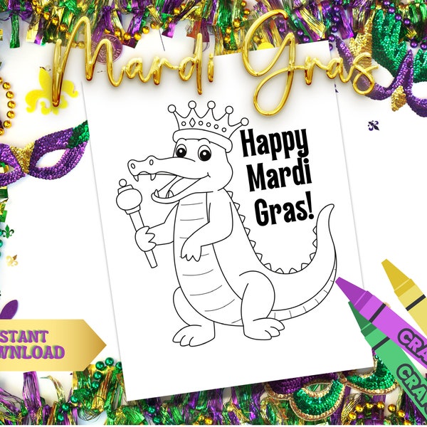 Mardi Gras Activity - Etsy