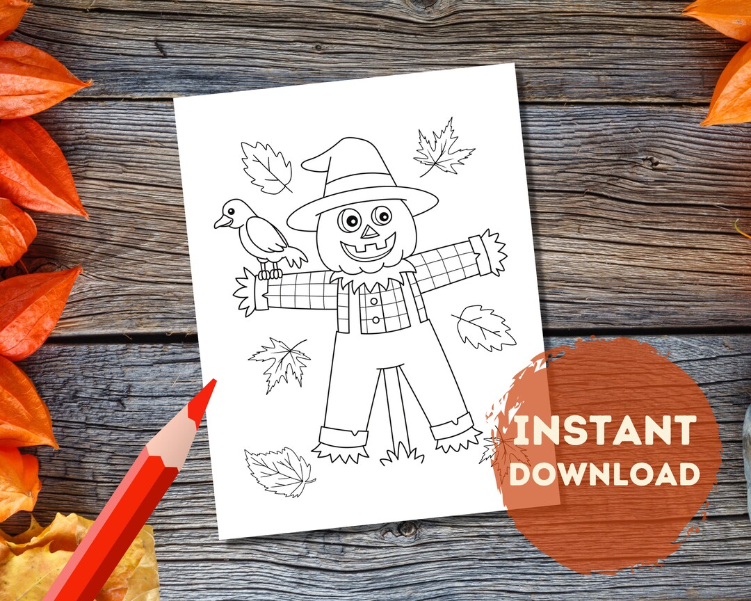 Fall Coloring Pages for Kids Fall Coloring Sheets Autumn Thanksgiving ...