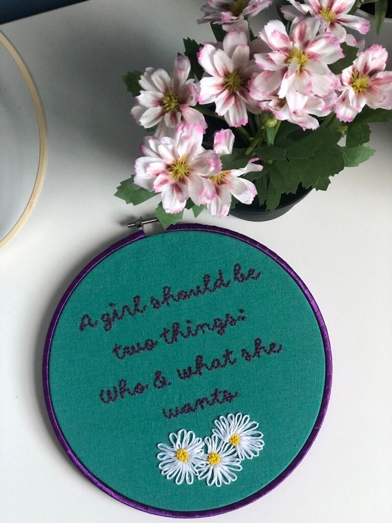 Women Empowerment - Embroidery Hoop - Etsy