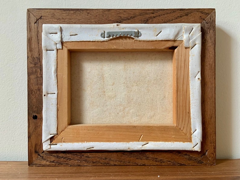 Signed Original Boris Chezar Oil & Sand Painting of French Market Town ...