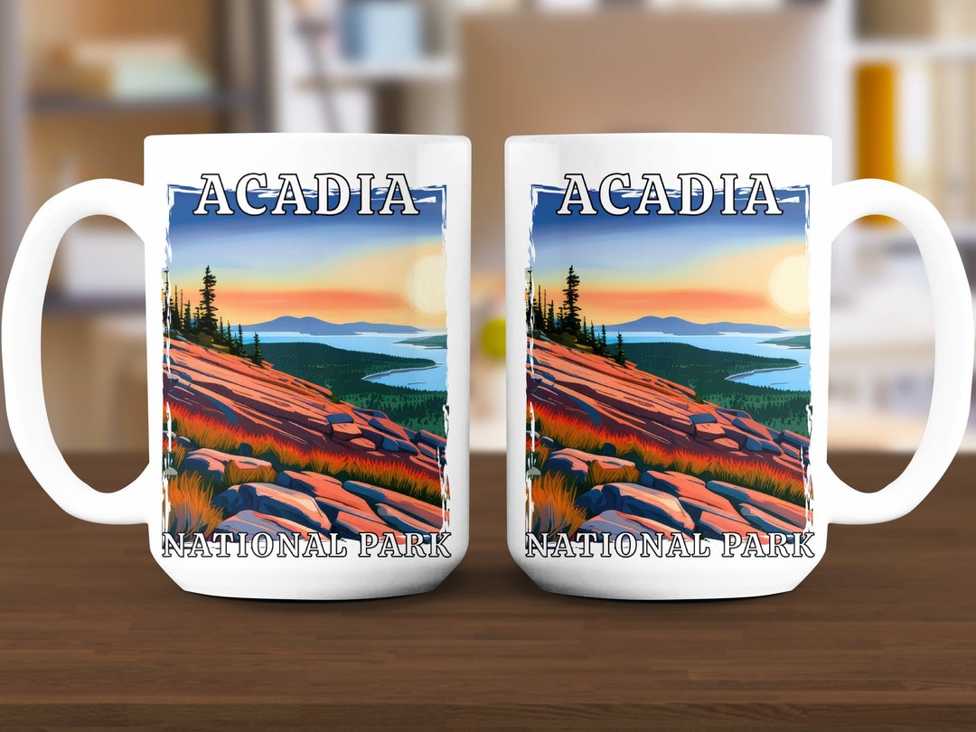 Acadia National Park Mug, Acadia Coffee Mug, Acadia Gift, Vacation Mug ...