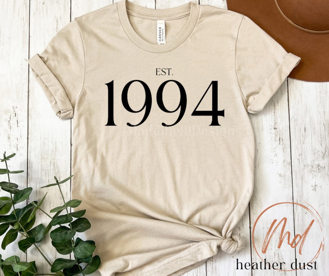 1994 // 30th Birthday, 30 Birthday Shirt, 30 Tshirt, 1994 Shirt ...