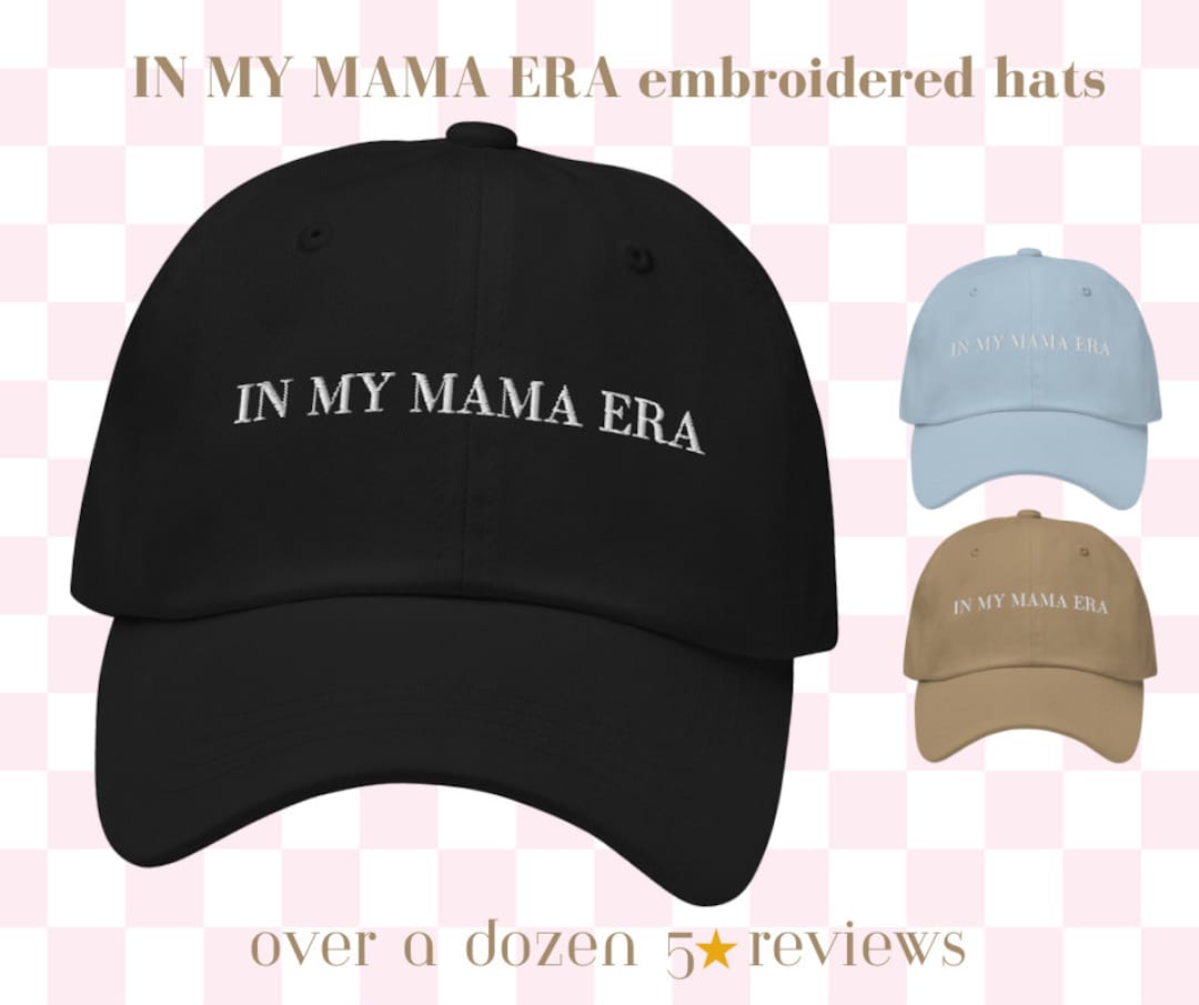 In My Mama Era // Mom Era Hat, Cute Mom Hat, New Mom Gift, Baby Shower ...