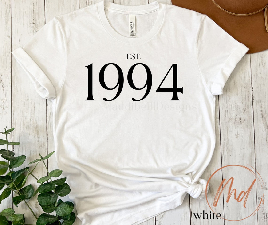 1994 // 30th Birthday, 30 Birthday Shirt, 30 Tshirt, 1994 Shirt ...
