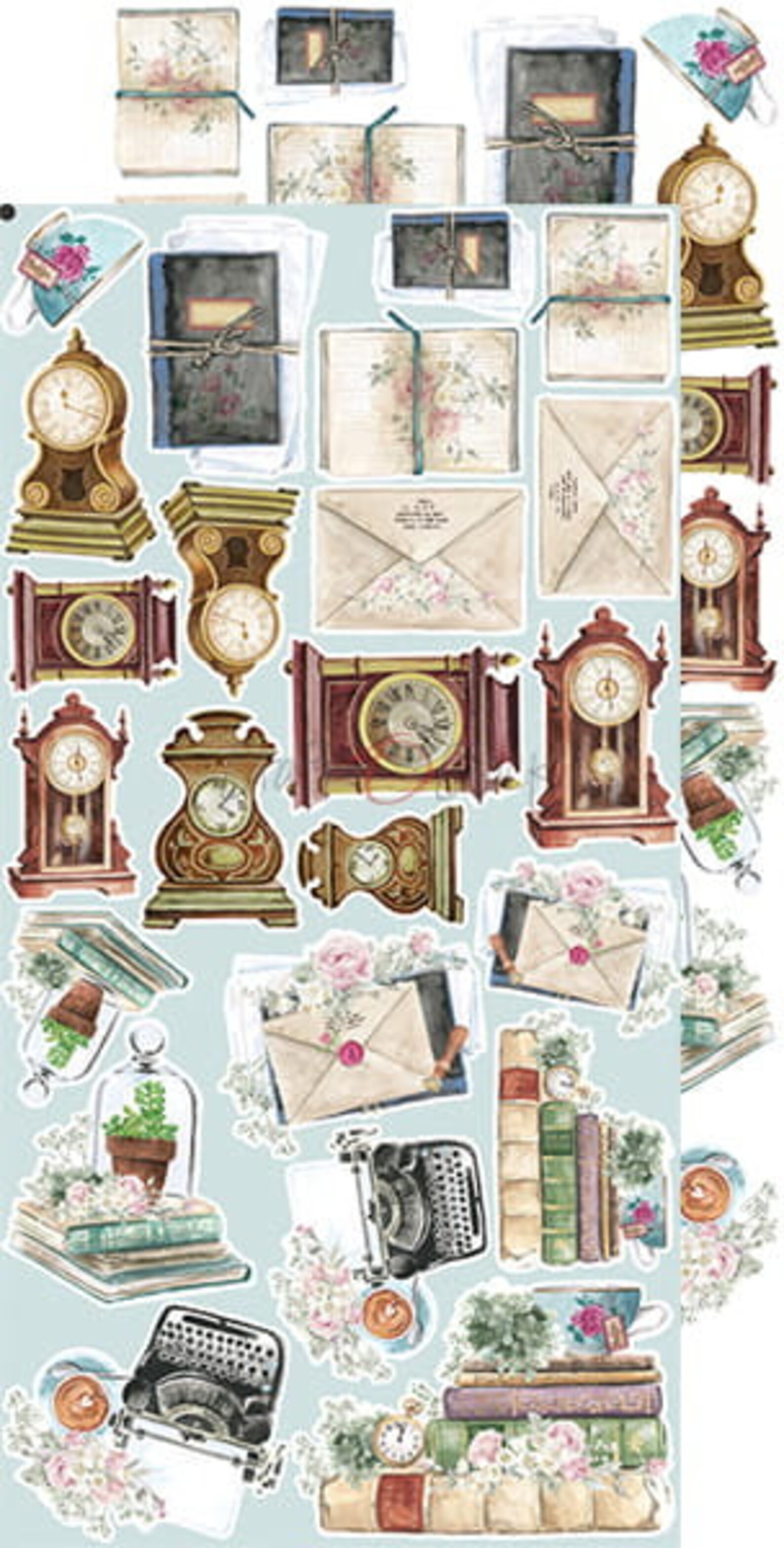 Vintage Chic Extras Set Vintage, Craft O'clock Scrapbooking Paper Pad ...
