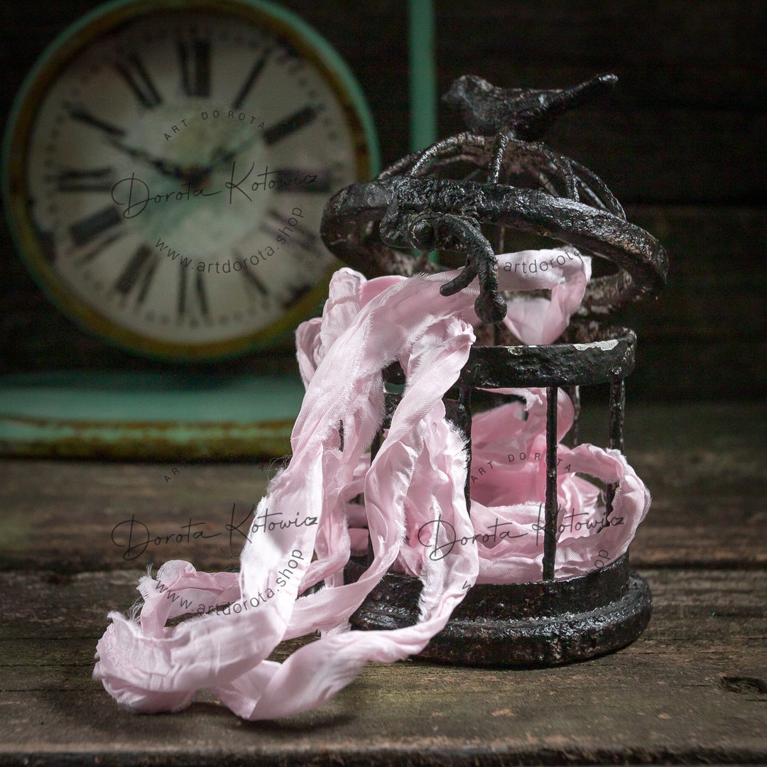 Ribbons Satin LIGHT PINK 28 Vintage Shabby Chic Ribbon - Etsy