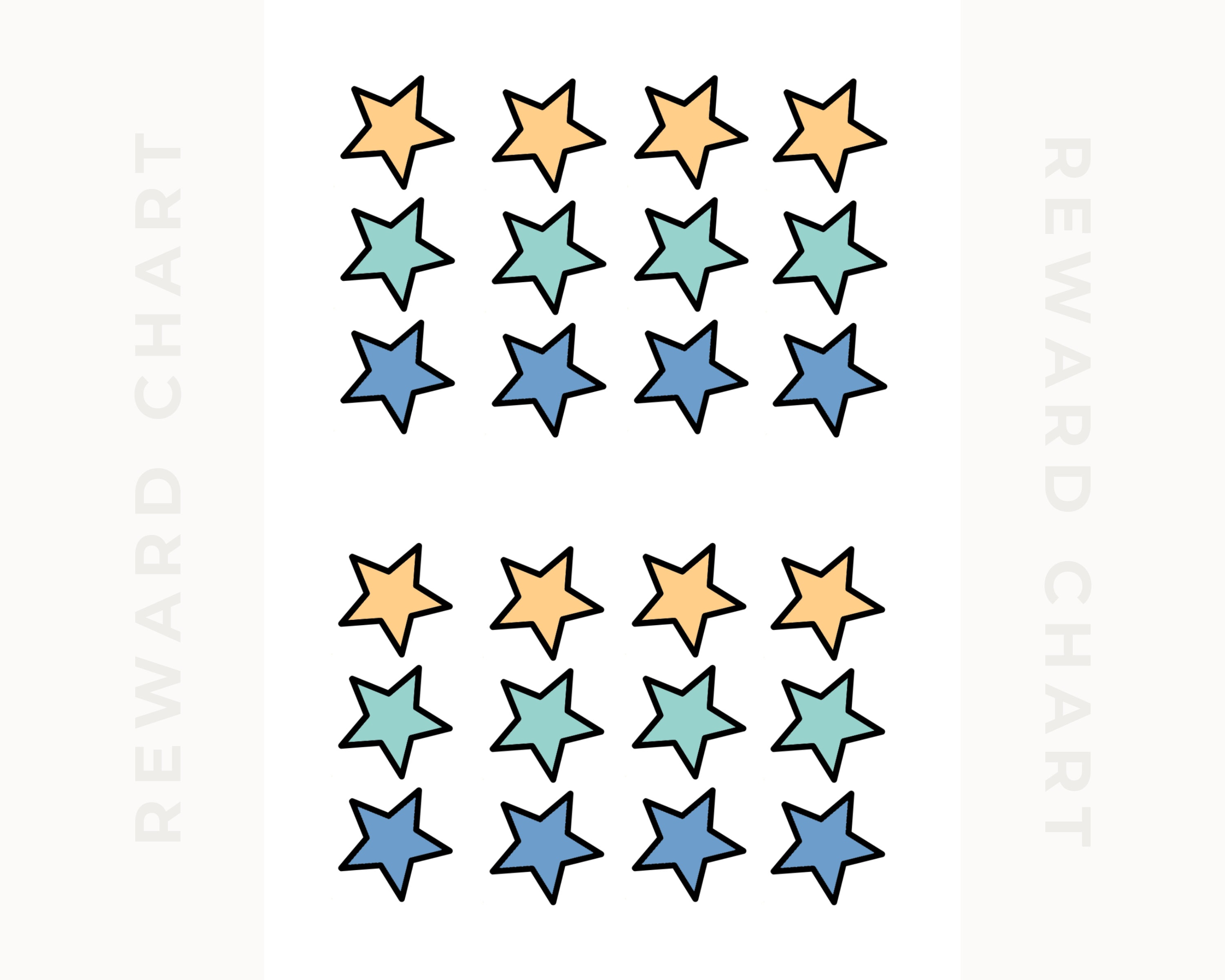 Litte Pirate Printable Reward Chart Boy Sticker Chart - Etsy