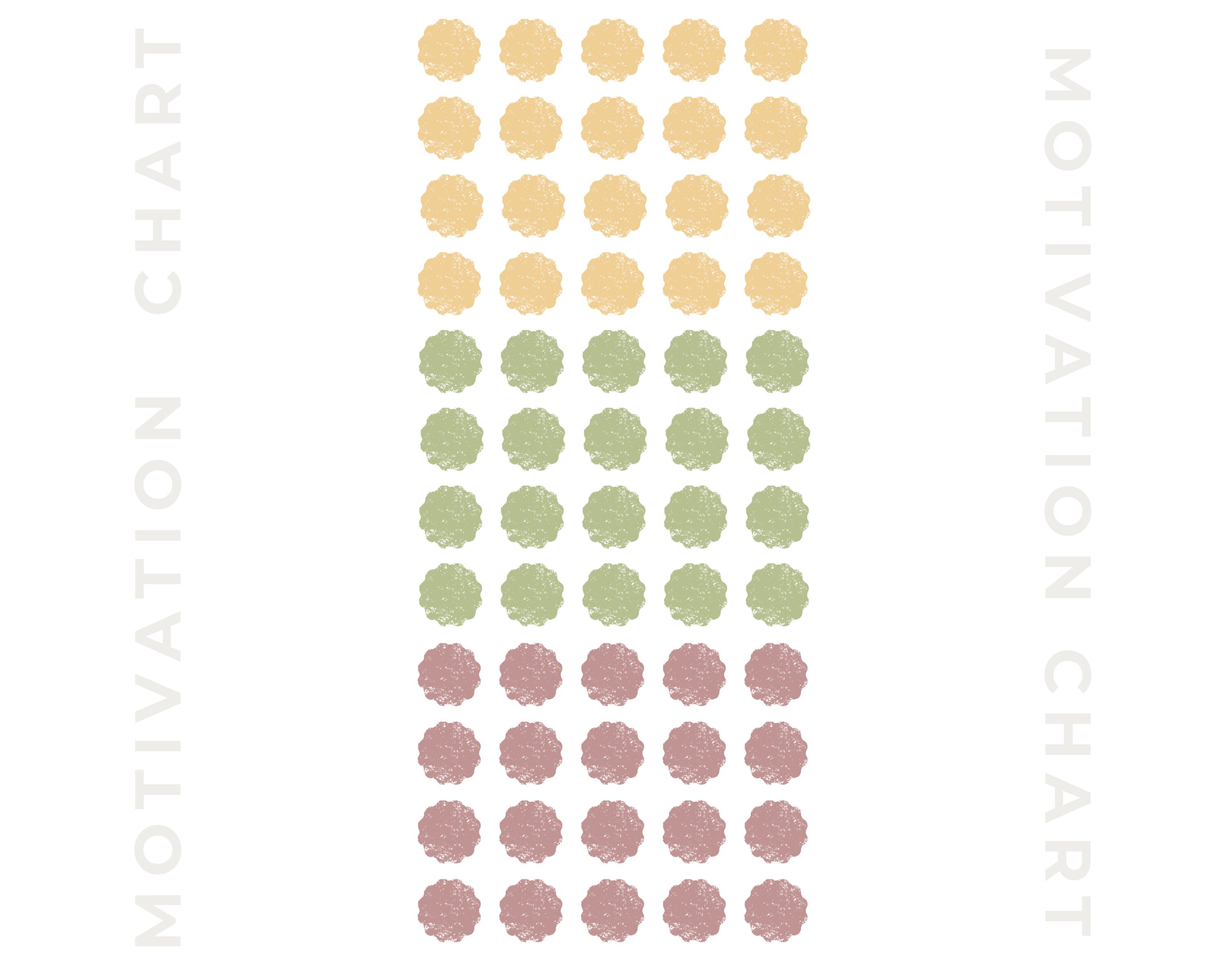 Minimalistic Printable Motivation Charts Bundle Neutral - Etsy