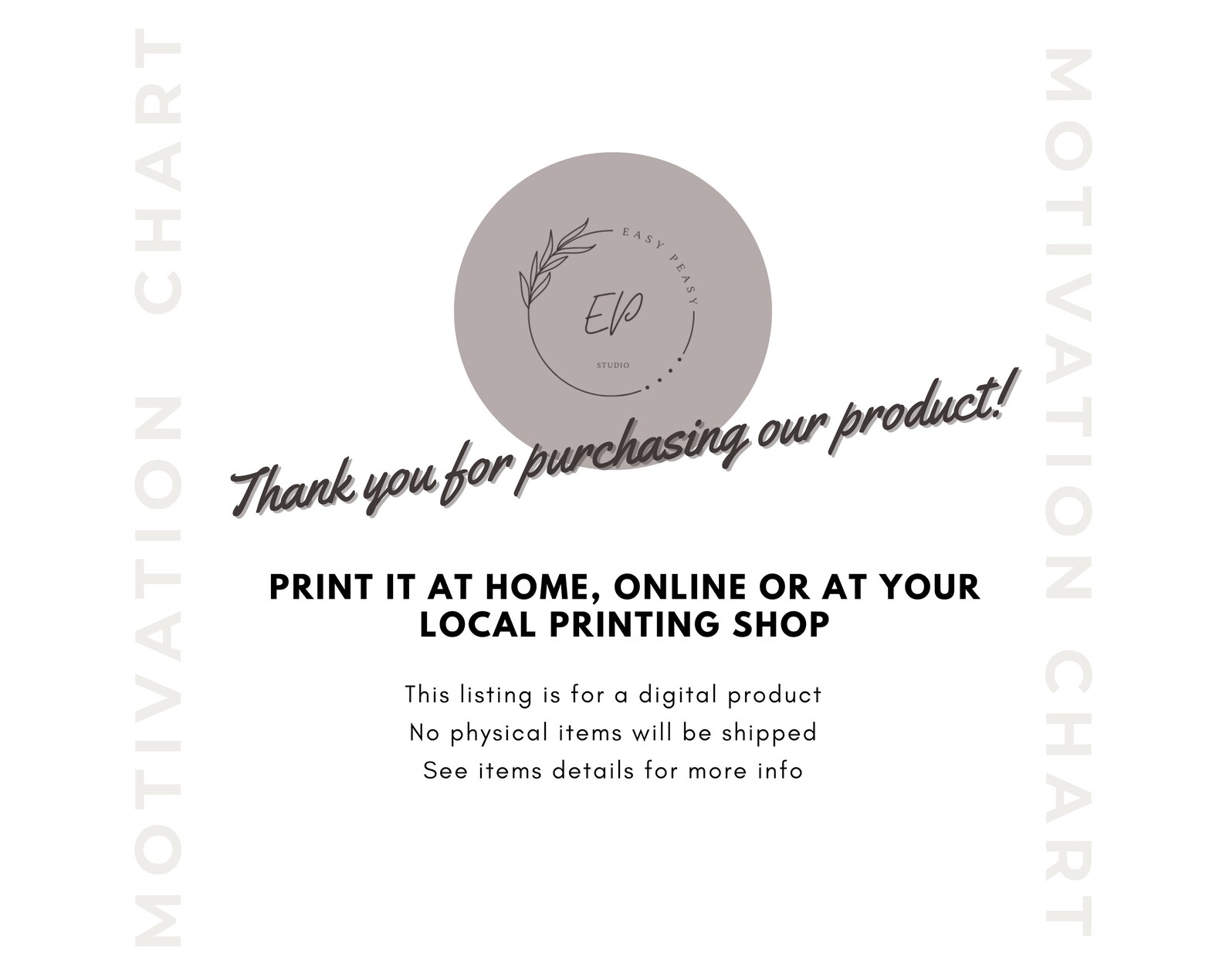 Yoga Printable Green Motivation Chart Reward Chart for - Etsy