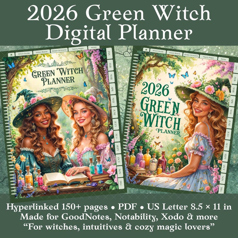 Witch Planner - Etsy