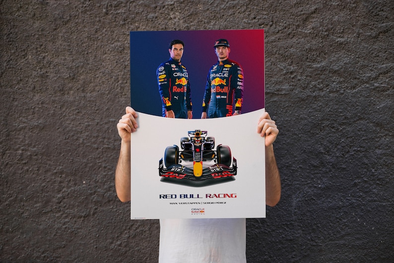 Red Bull Racing Poster F1 Formula 1 Motorsports Sports Racing Red Bull ...