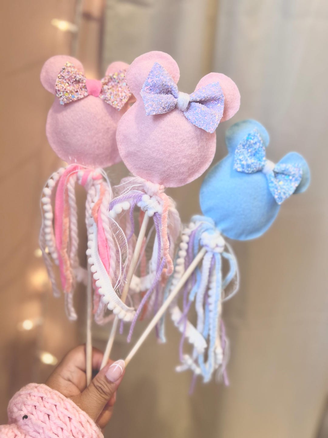 Minnie Mouse Inspired Magical Wand! Disney World Must Have! Birthday ...
