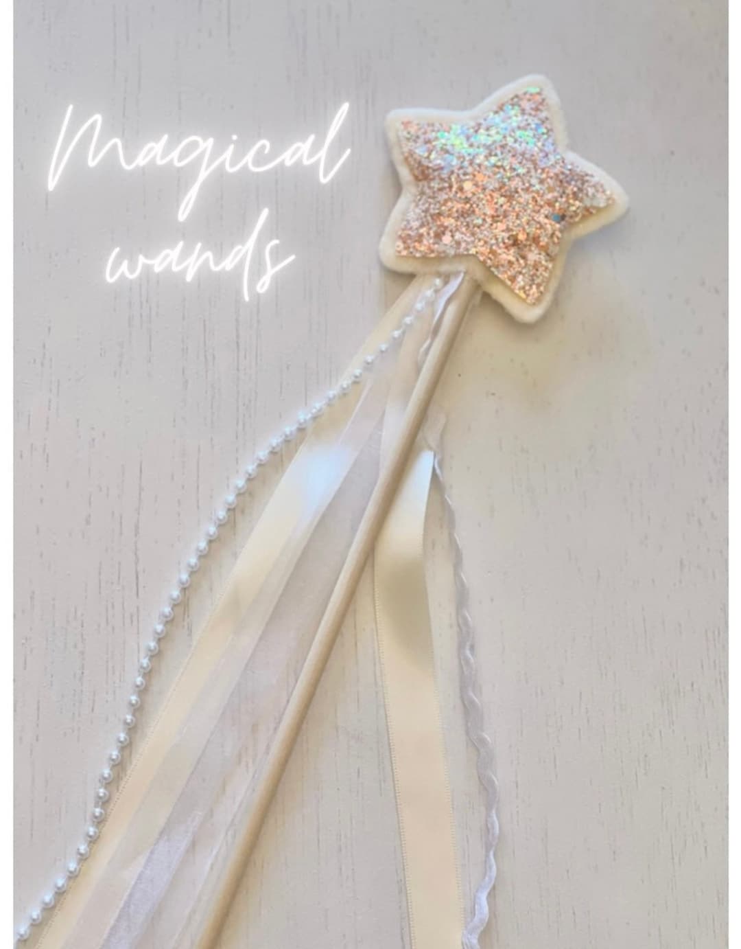 Magical Star Wand/ Glitter Wand/ Pretend Play/ Costume Wand/ Fairy Wand ...